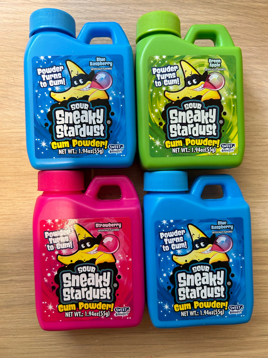 SOUR Sneaky Stardust Gum Powder – Sweeten Me Up Candy