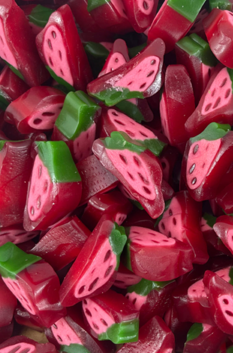 Strawberry Peel Lollies – Sweeten Me Up Candy