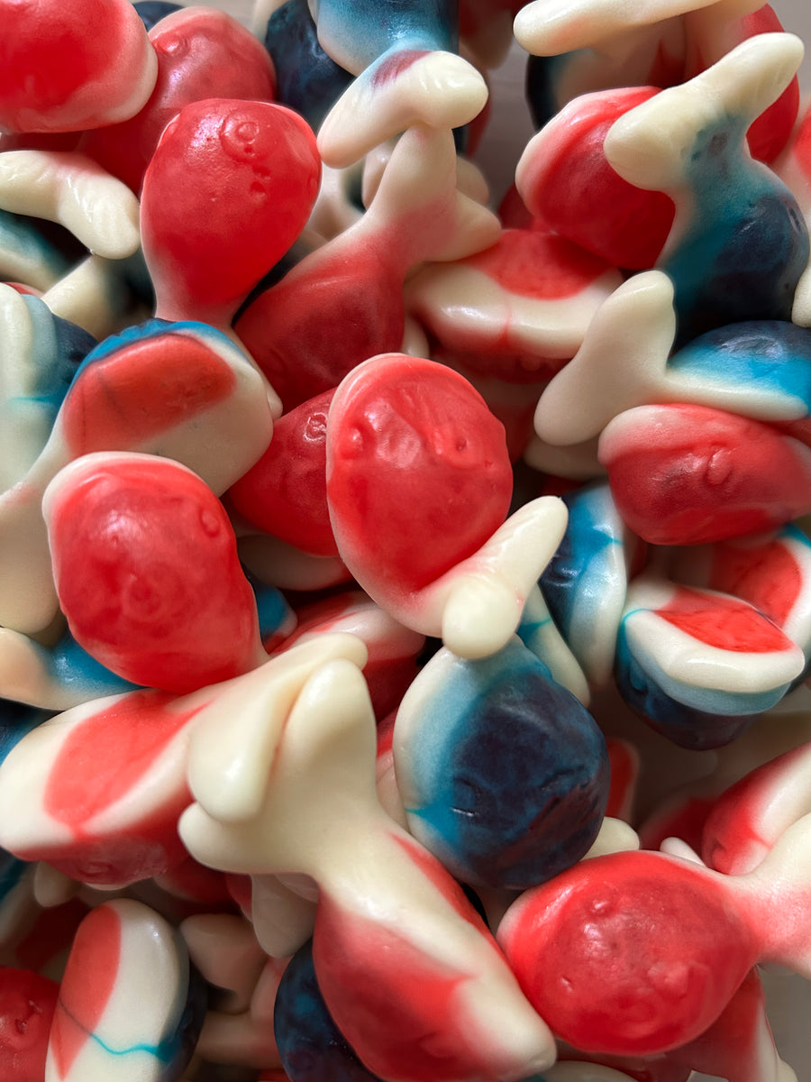 Jelly Filled Whale Lollies GLUTEN FREE – Sweeten Me Up Candy